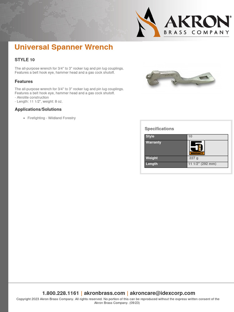 Product Sheet 00100001 | PDF