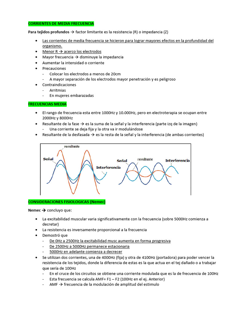 7ma Clase - MEDIA FRECUENCIA - INTERFERENCIALES, ONDAS RUSAS Y AUS ...