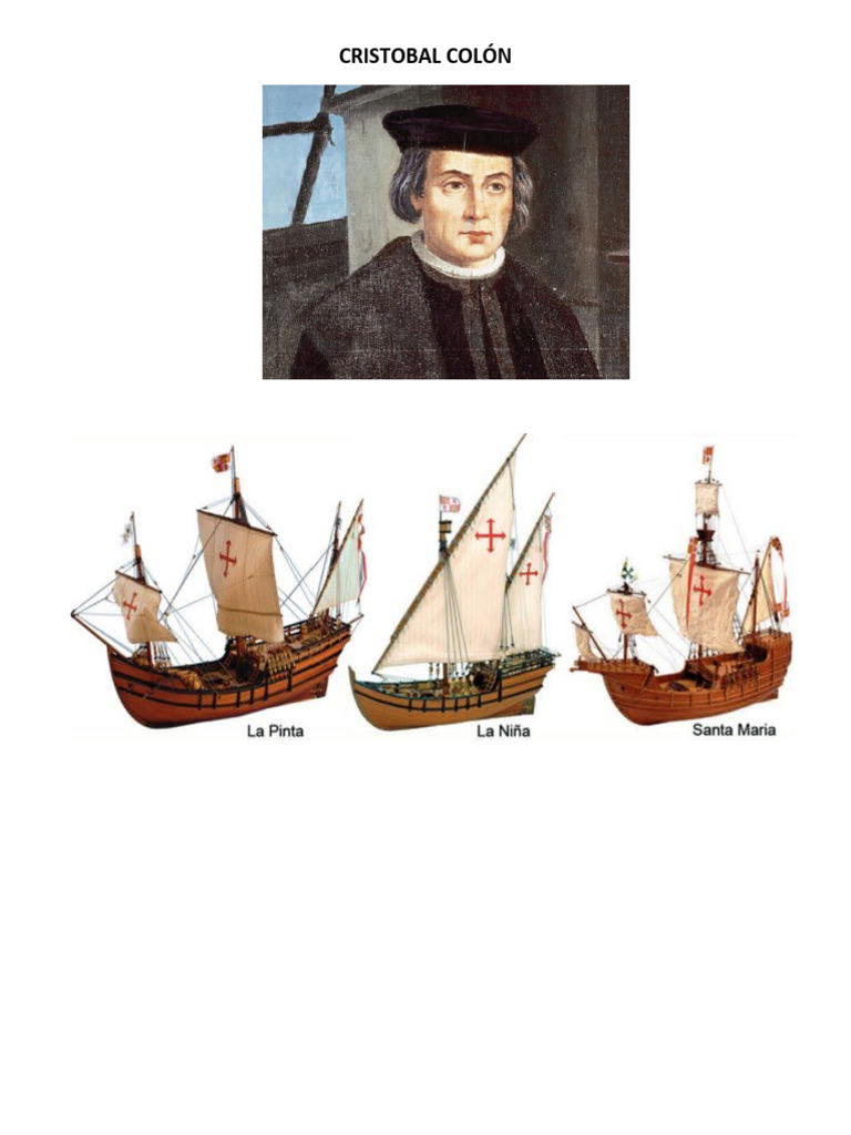 CRISTOBAL COLÓN y Sus Carabelas | PDF
