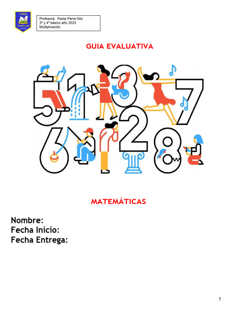 Cuadernillo de Multiplicacion | PDF | División (Matemáticas) | Aprendizaje