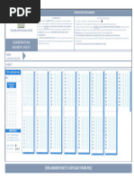 PRC Sample Answer Sheet For LET (Version 2.0) | PDF