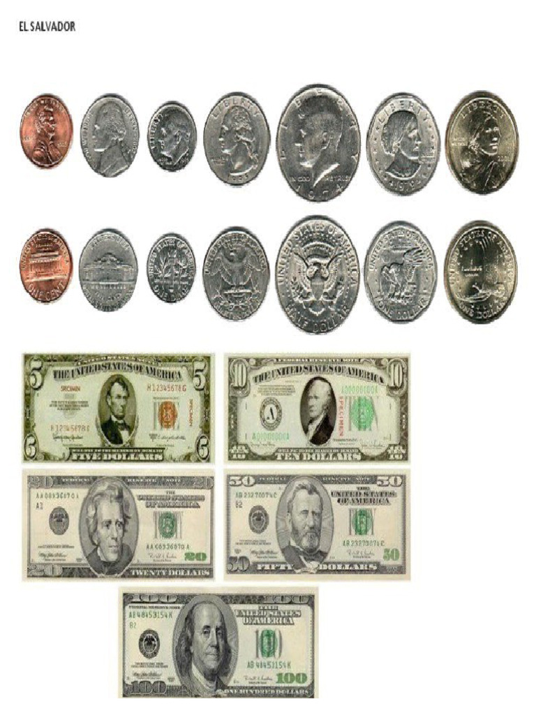 Monedas y Billetes de El Salvador y Honduras | PDF