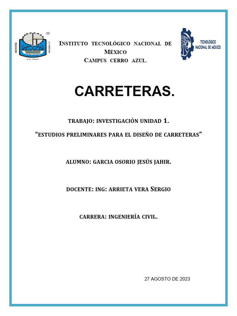 Carrerteras | PDF | La carretera | Topografía