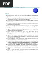 Aws Resume Sample | PDF | Amazon Web Services | Cloud Computing