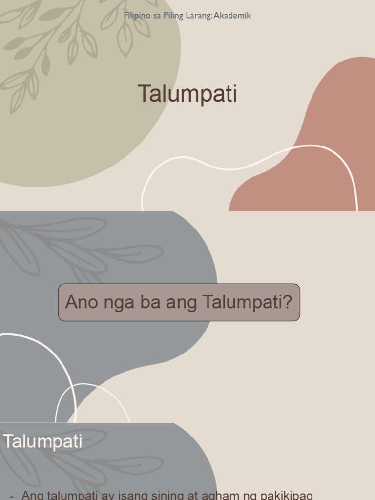 Talumpati | PDF