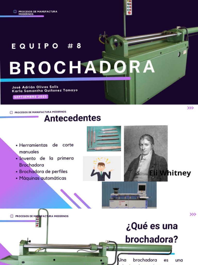 Guía de Brochadoras y Brochas | PDF | Ingeniería mecánica | Sector ...