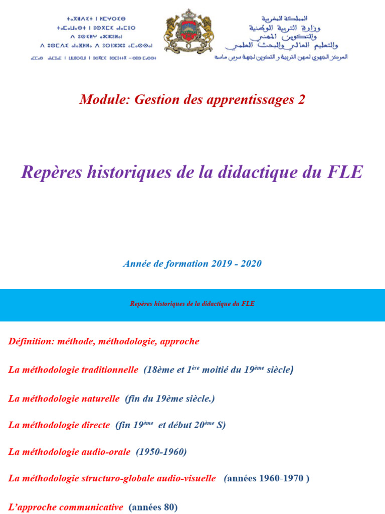 Didactique Du FLE | PDF | la communication | Apprentissage