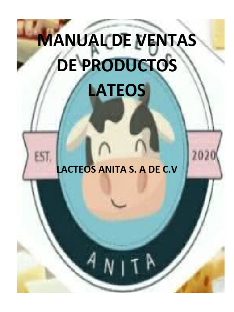 Manual de Ventas de Productos Lateos | PDF | Business | Derecho laboral