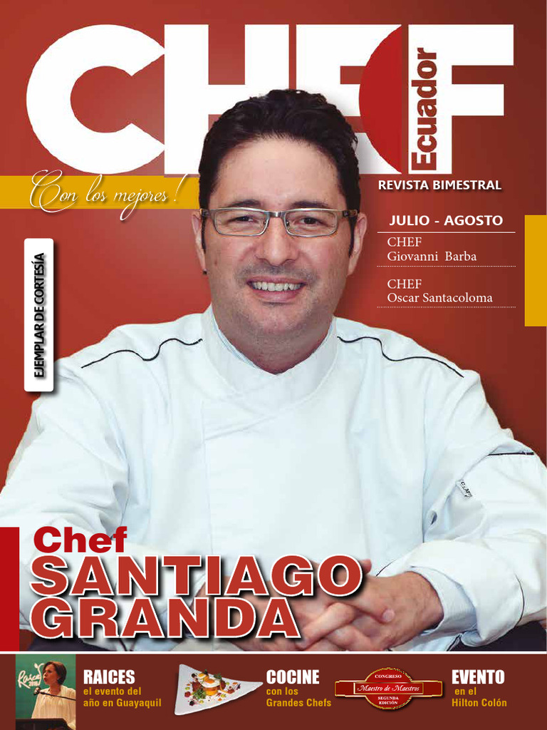 Santiago Granda: Raices Cocine Evento | PDF | Caramelo | Ecuador