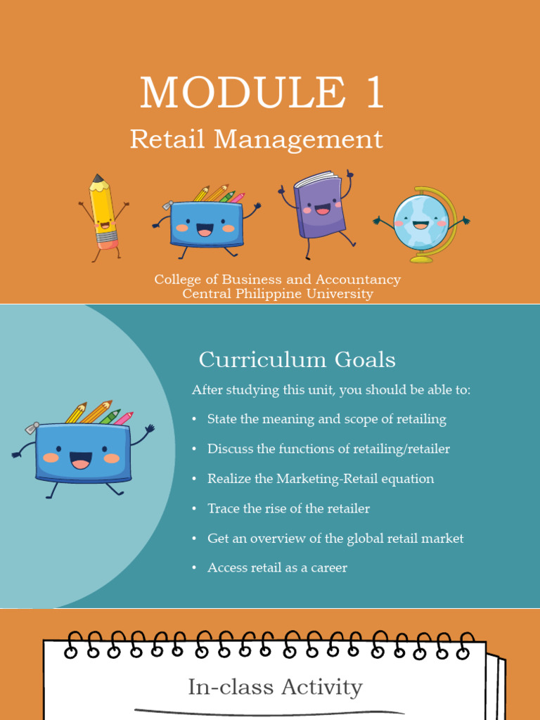 MKTG 3105 - Module 1 Introduction To Retail Management | PDF | Retail ...