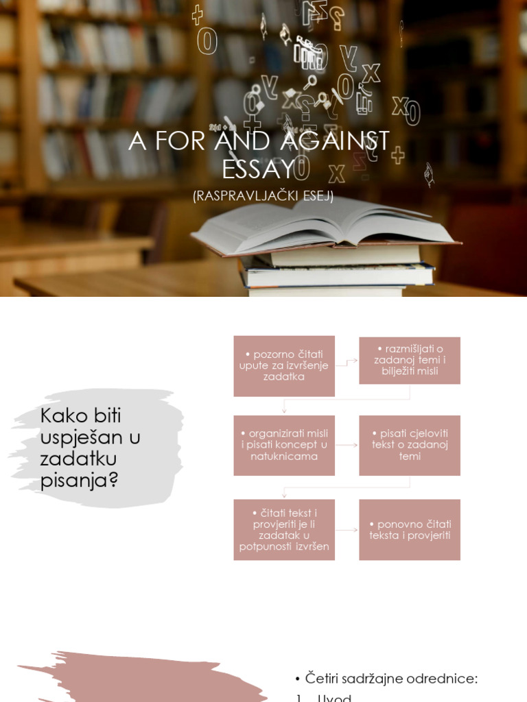 4 A For-And-Against Essay | PDF