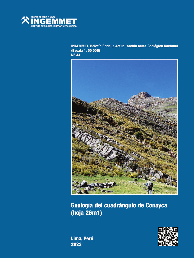 L043-Geologia Cuadrangulo Conayca | PDF | Fósil | Geología
