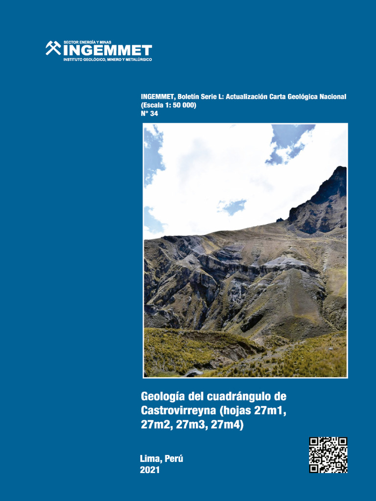 L034-Geologia Cuadrangulo Castrovirreyna27m | PDF | Geología | Ciencias ...