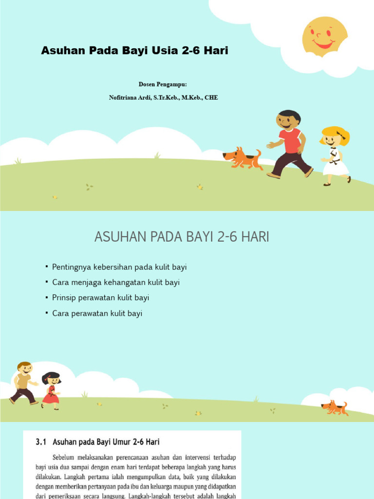 Asuhan Pada Bayi Usia 2-6 Hari | PDF | Pengembangan Diri | Kesehatan Holistik