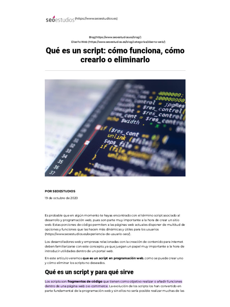 Guía Básica de Scripts Web | PDF | Página web | Script Java