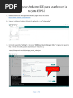 Guía de Resolución de Problemas de ESP32 | PDF | Arduino | Entorno de desarrollo integrado