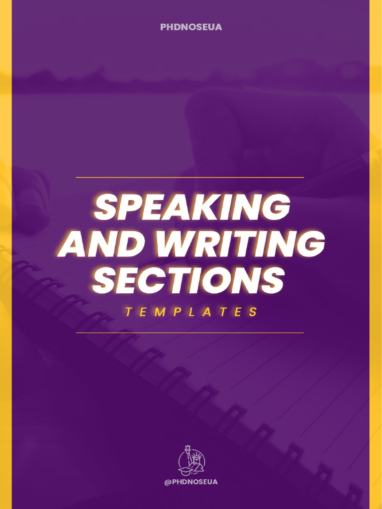 Speaking and Writing Sections | Download Free PDF | Cognitive Science ...