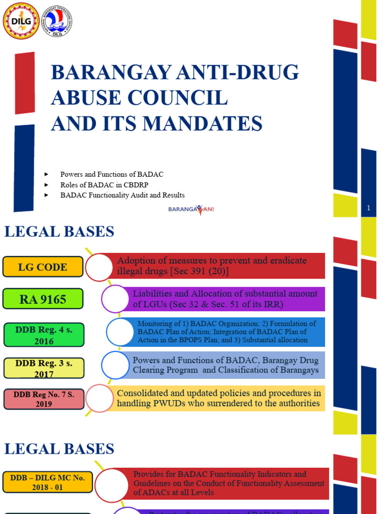 BADAC 101 For SAN JUAN | PDF | Drug Rehabilitation | Substance Abuse