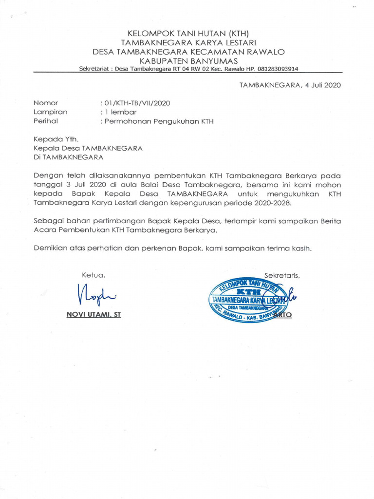 BA Pembentukan KTH | PDF