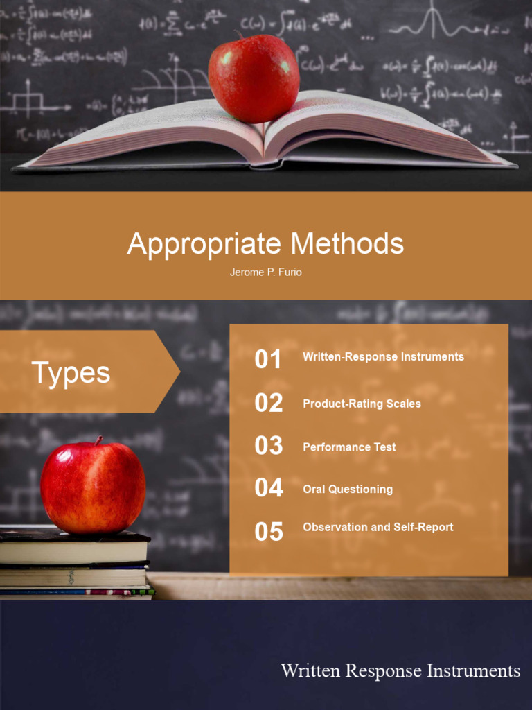 Appropriate Methods | PDF | Career & Growth