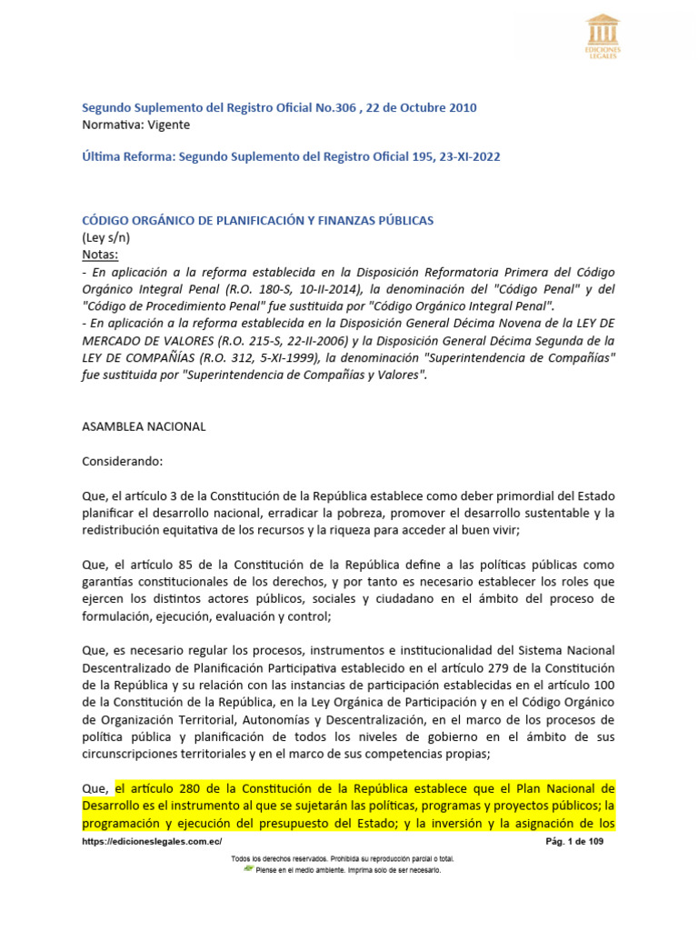 Coplafip - 2022 11 23 | PDF | Presupuesto | Planificación