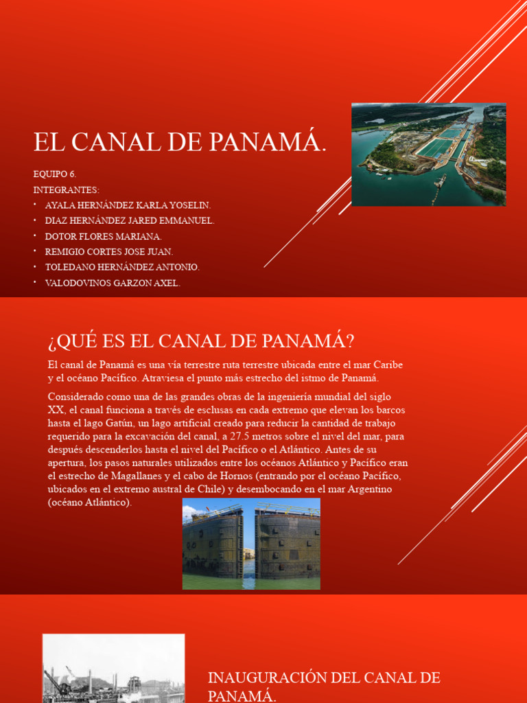El Canal de Panamá | PDF | canal de Panama | Canal