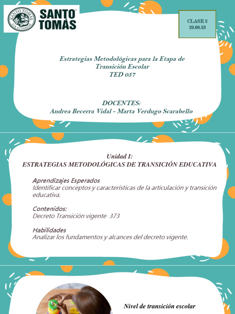 2 Clase - Ted-057-Est - Met.etapa de Transicion Escolar - 29.08.23 ...