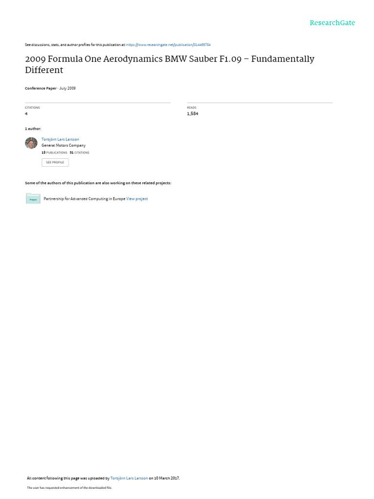 2009 Formula One Aerodynamics | Download Free PDF | Formula One ...