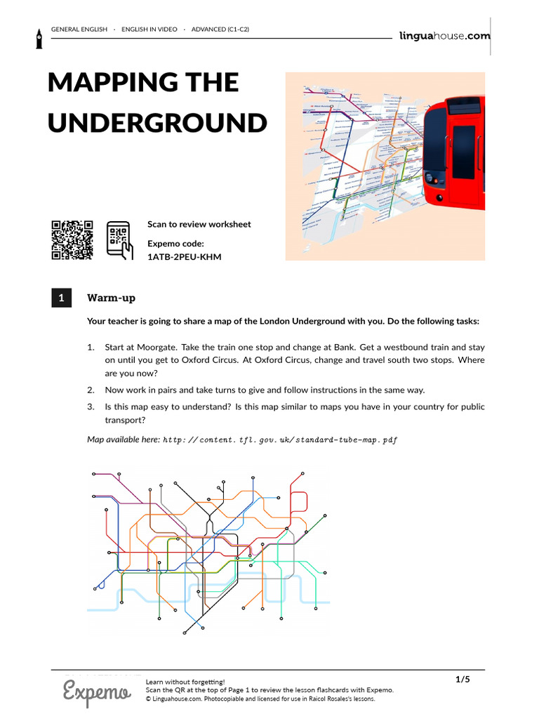 Mapping The Underground British English Student | PDF | Human Communication