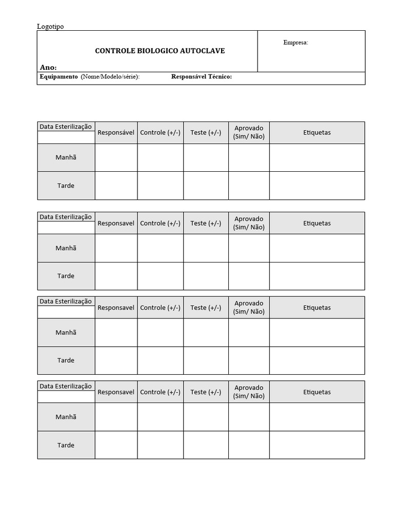 Controle Biológico de Autoclave | PDF