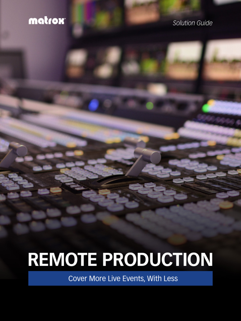 The Ultimate Guide To Remote Production 1679256219 | PDF | Cloud ...
