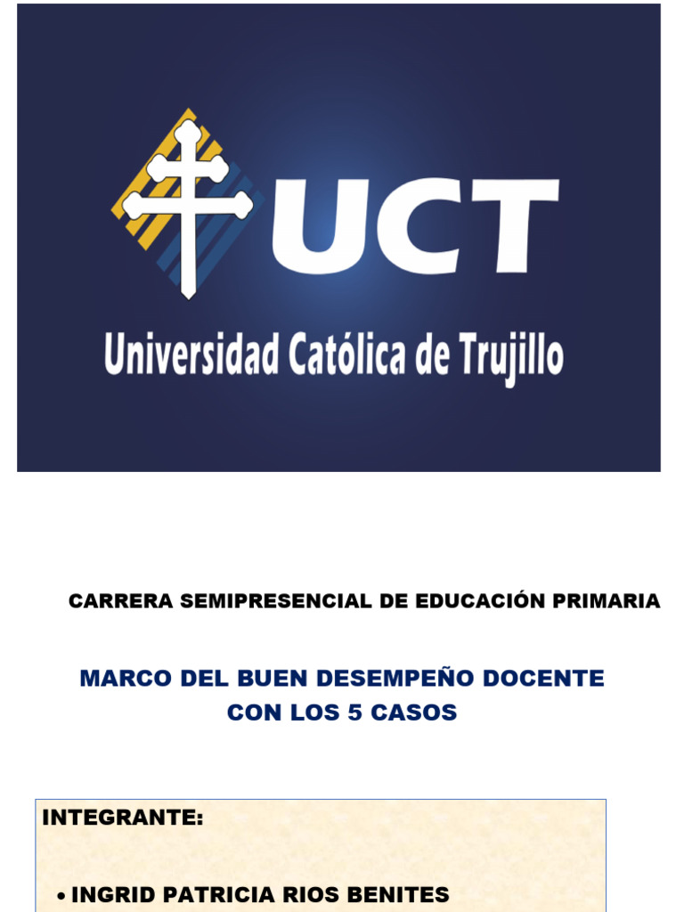Cruz Categorial Con Los 5 Casos | PDF | Aprendizaje | Maestros