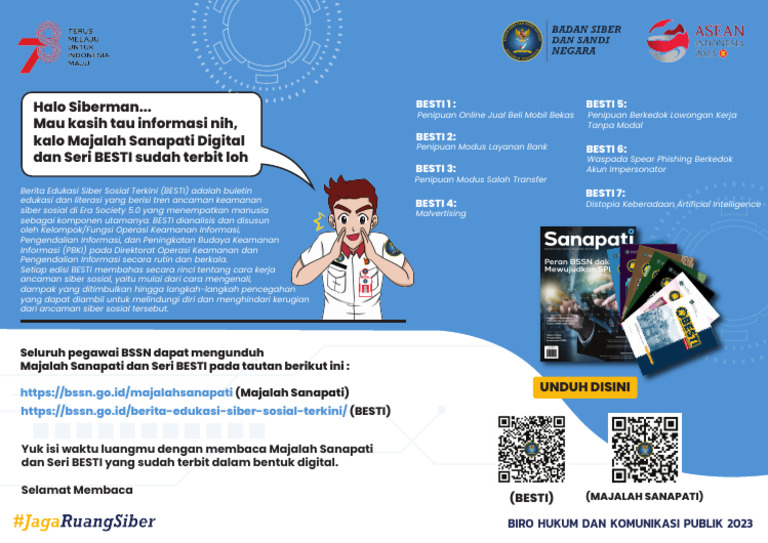 Konten Lift BESTI dan Majalah Sandi | PDF