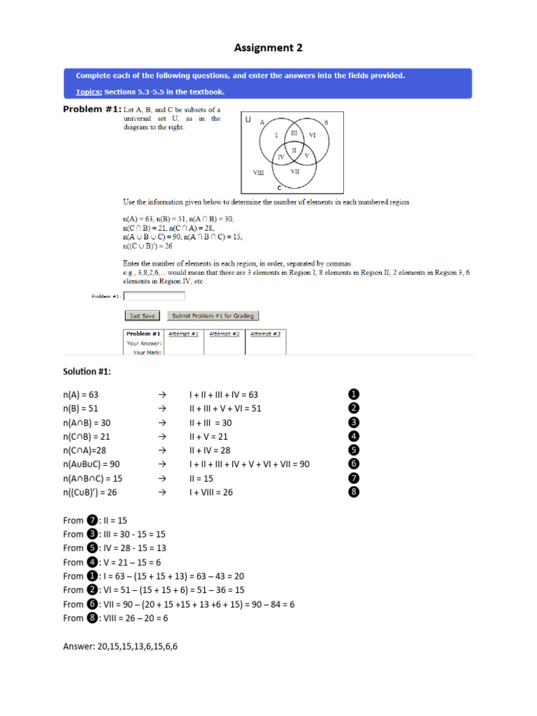 Assignment 2 | PDF | Mathematics | Combinatorics