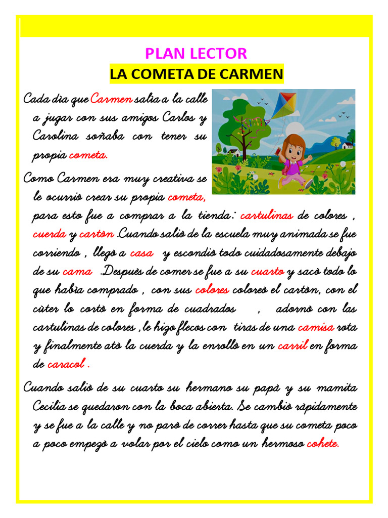 Plan Lector Letra C | PDF
