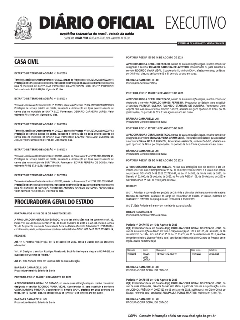 Doe 2023-08-17 Completo | PDF