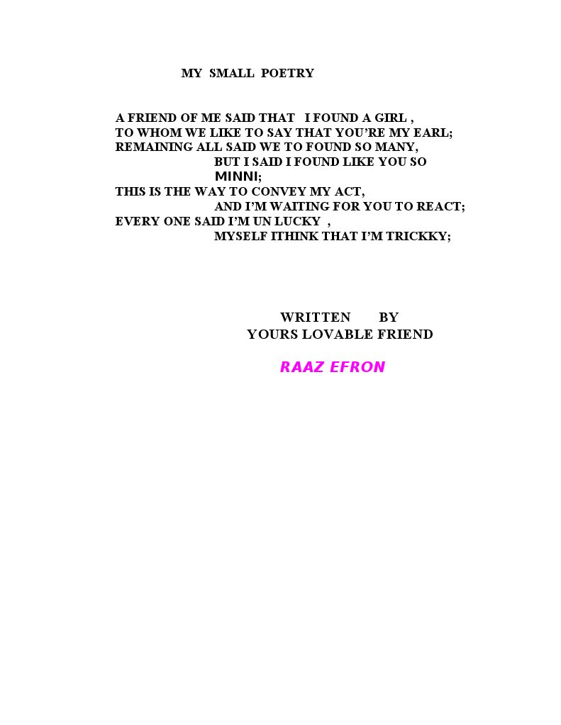 Heartfelt Poetry by Raaz Efron | PDF