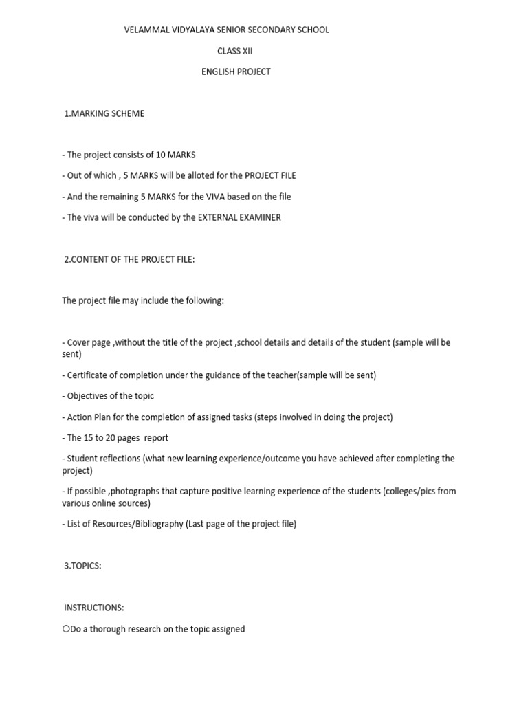 Class XII English Project Guide | PDF | Cognition | Cognitive Science