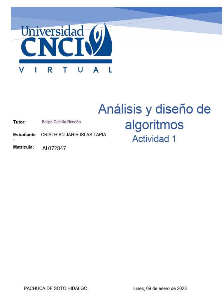 Análisis y Diseño de Algoritmos | PDF | Algoritmos | Ingeniería de Sistemas