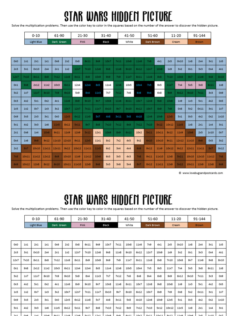 StarWarsHiddenPictures LBPC Final | PDF | Color | Visual System