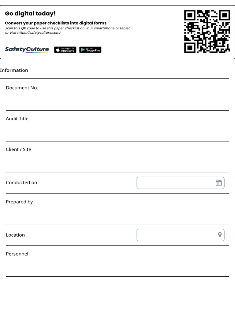 Behavioral Safety Checklist - SafetyCulture | PDF | Forklift | Laboratories