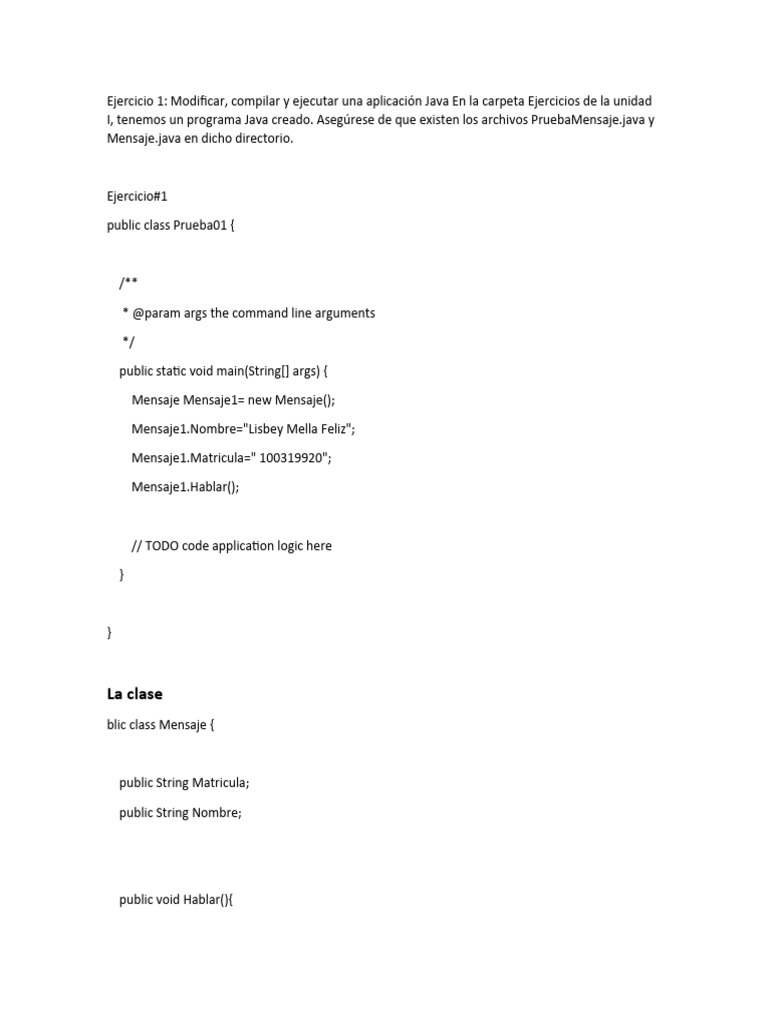Inf5140 LM 100319920 A1 | PDF | Java (lenguaje de programación) | Ciencias de la Computación