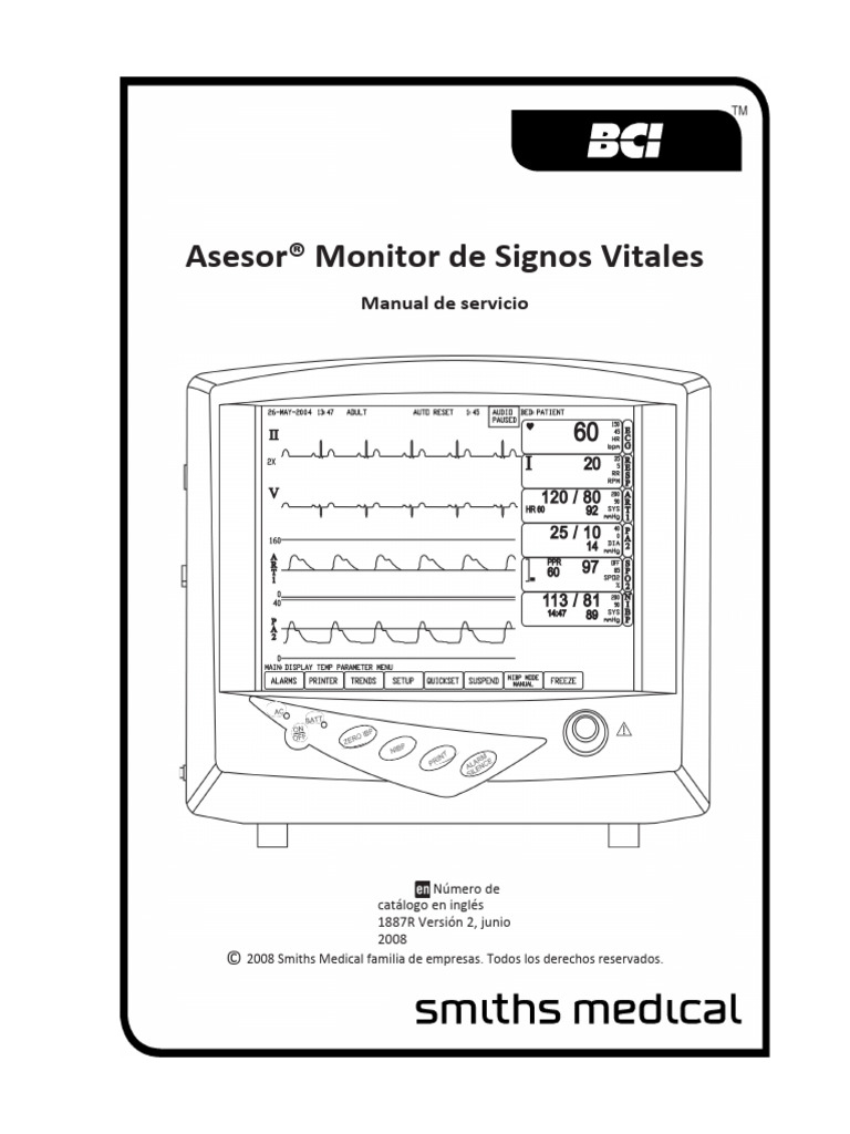 Manual Monitor Advisor | PDF | Electrocardiografia | Ingenieria Eléctrica