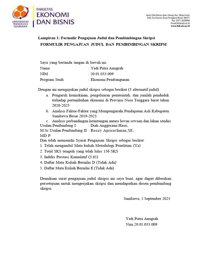 Outline Yadi Putra Anugrah | PDF