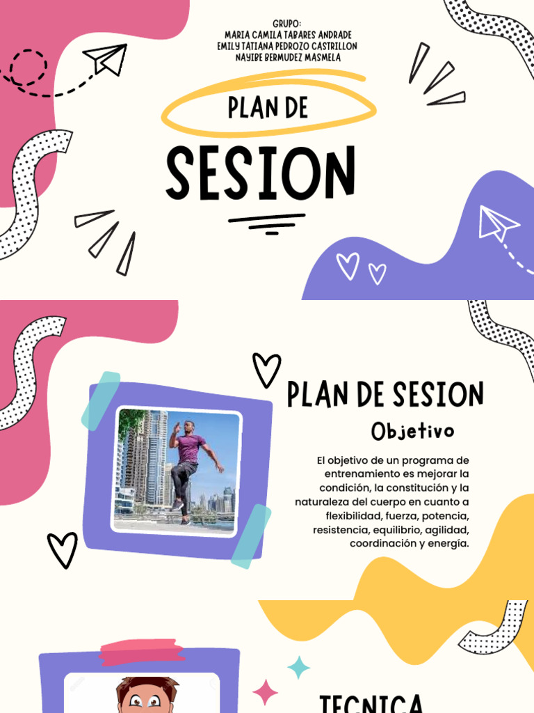 Plan de Sesion de Entrenamiento | PDF