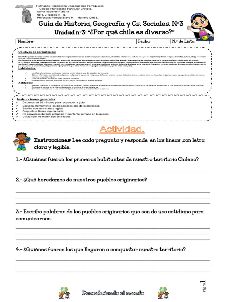 Guia Historia | PDF | Chile | Sociedad