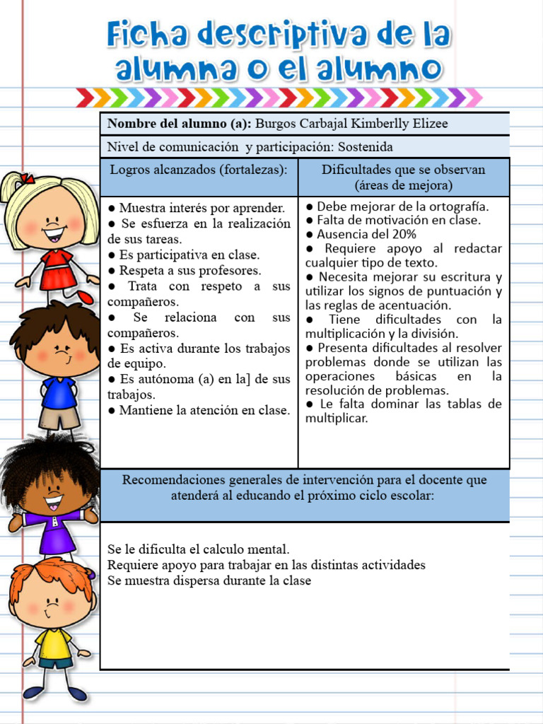 Ficha Editable | PDF