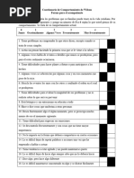 FAB Test Evaluacion Frontal | PDF | Cognición | Prueba / examen