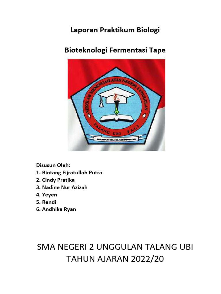 Fermentasi Tape Ketan Hitam: Praktikum Biologi | PDF | Kesehatan Holistik