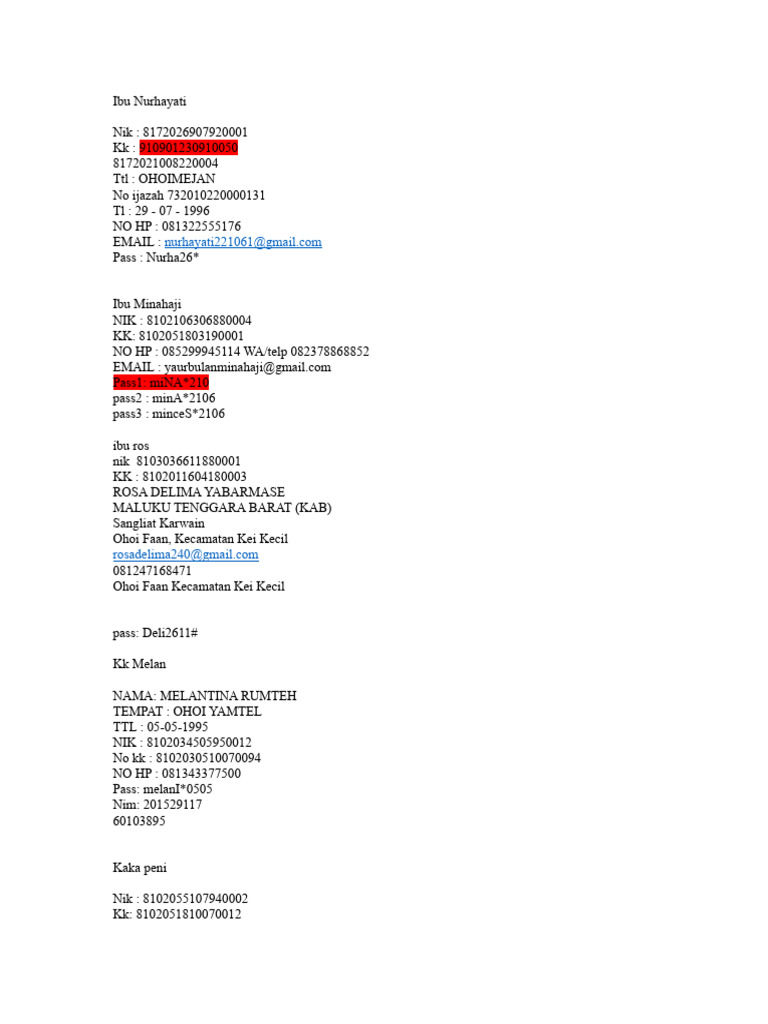 Profil Guru: Nurhayati dan Minahaji | PDF